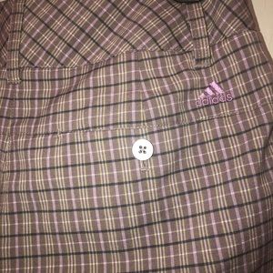 adidas | Shorts | Adidas Womens Golf Shorts Size 4 Purple Plaid | Poshmark